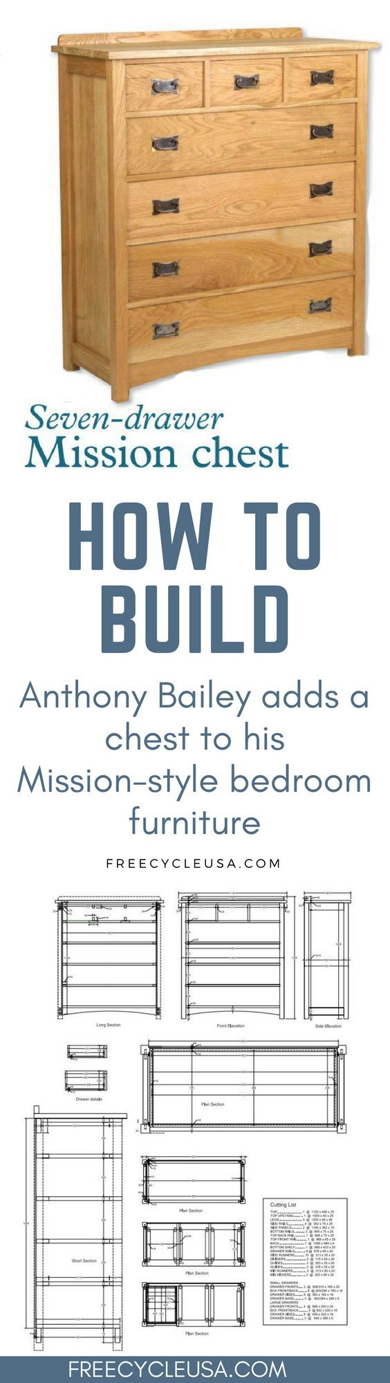 DIY 7 Drawer Mission Chest – Freecycle USA